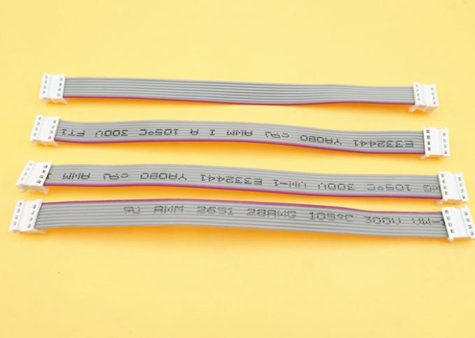 1.27mm Pitch Molex Ribbon Cable , 28AWG 8 Pin Flat Cable Ribbon For ...