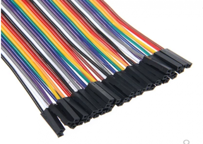 40 Pin Dupont Header Female To Female Jumper Wires 2.54 Mm Pitch ...
