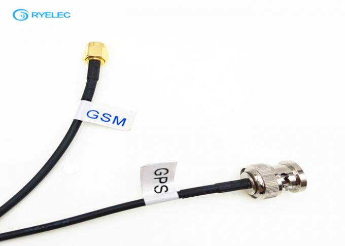 Magnetic Mount Dual Band GPS Antenna , BNC Connector GPS Antenna Cable