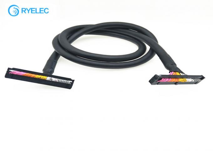 Ul2463 Round Shielded Flat Ribbon Cable For Siemens Part , 50 Pin Idc ...