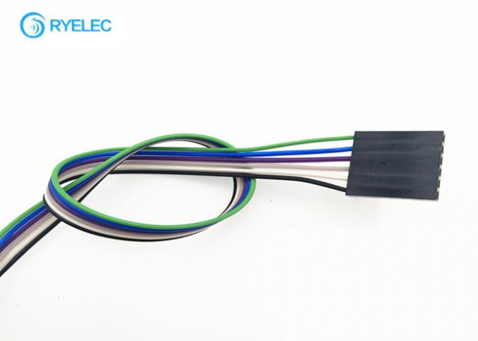 Dupont 6 Pin 2.54mm Breadboard Custom Wire Harness Female To Female ...