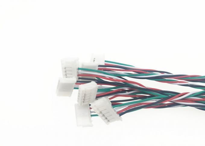 4 Pin Jst Gh Custom Wire Harness 1.25mm To 6 Pin Jst Zh 1.5mm Pitch Connector Cable Twisted