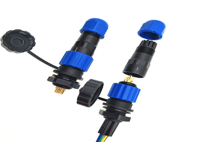 2.0mm Electrical Wiring Harness SD13-6 Pin Male Female Aerial Connector ...