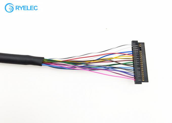 40 Pin DF13 Connector LVDS Cable Assembly To JAE FI - S20S 1.25mm Connector