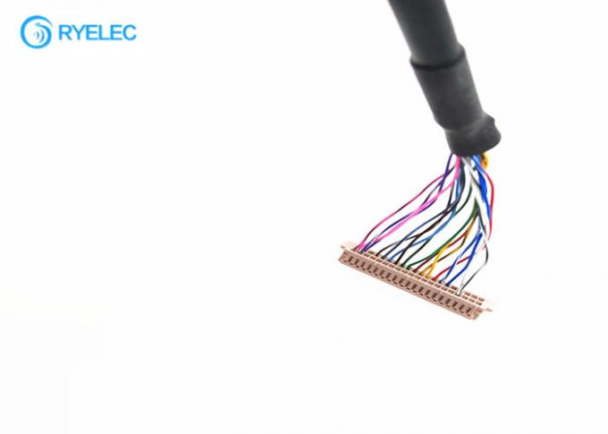 40 Pin DF13 Connector LVDS Cable Assembly To JAE FI - S20S 1.25mm Connector