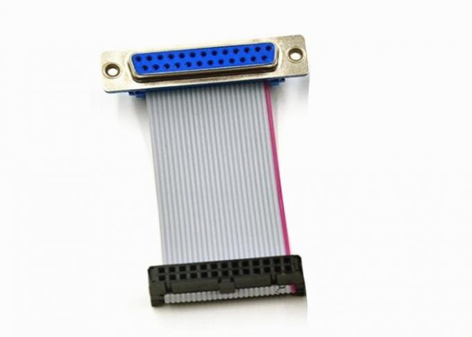 25P - DB Female Connector To 2.54mm IDC Dual Row (2*13)26 Pin Socket ...