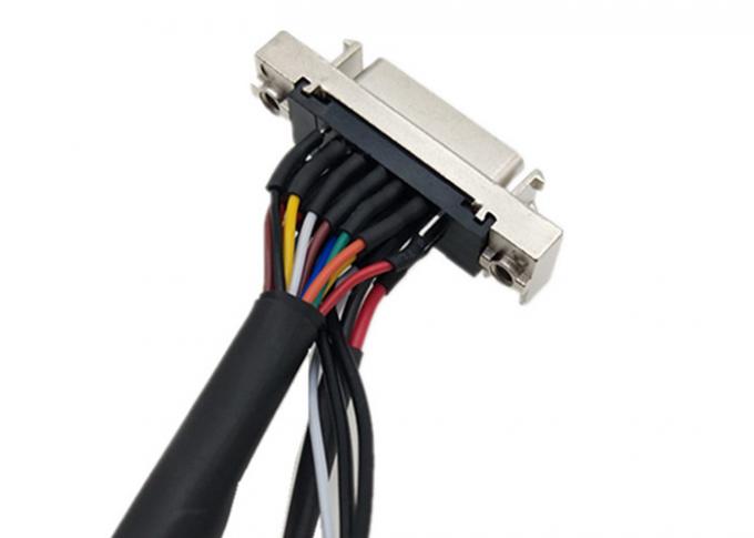 180 Degree HPCN Female 26 Pin SCSI Connector To 8 Pin 12 Pin 87439 With ...
