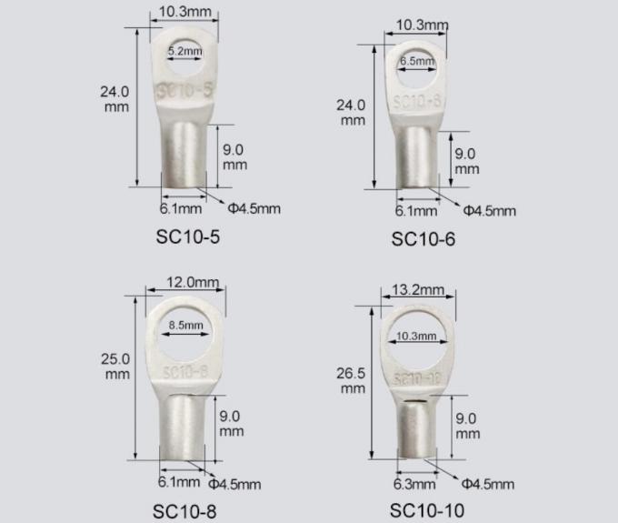 RCCN SC Copper Ture Terminals SC10-5 Assy Equipment Earthing Ring With ...