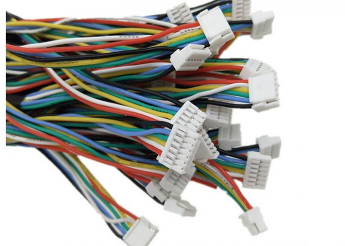 3239 Silicone Rubber High Voltage Cable 50kv Wiring Harness With 1.25mm 6 Pin JST-GH To GHR-06V