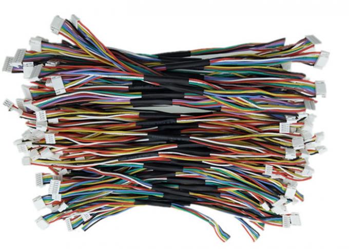 3239 Silicone Rubber High Voltage Cable 50kv Wiring Harness With 1.25mm 6 Pin JST-GH To GHR-06V