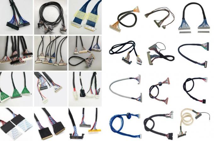 3239 Silicone Rubber High Voltage Cable 50kv Wiring Harness With 1.25mm 6 Pin JST-GH To GHR-06V