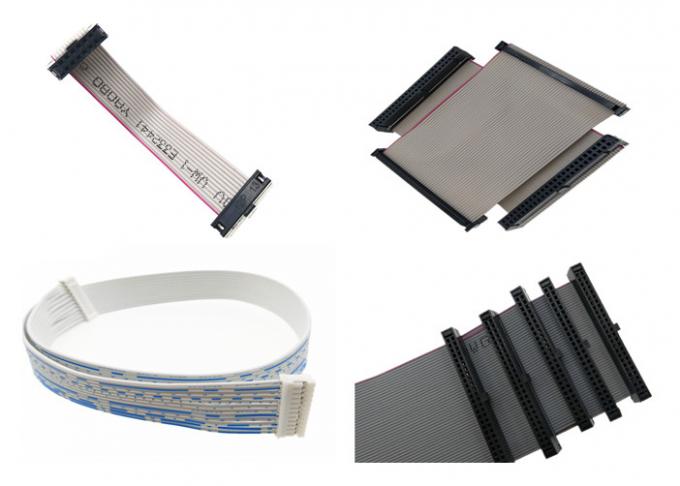 1.27mm Pitch Flat IDC Ribbon Cable Assembly With Traditional IDC Connector