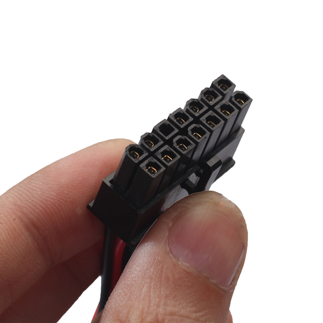ATX Power Supply Molex 24 Pin To 14 Pin Adapter UL1015 18AWG