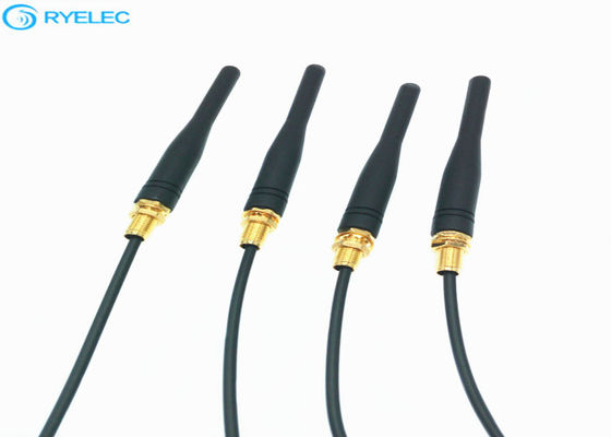 Rubber Screw Mount 433mhz Module Antenna With SMB Female Connector 868MHZ