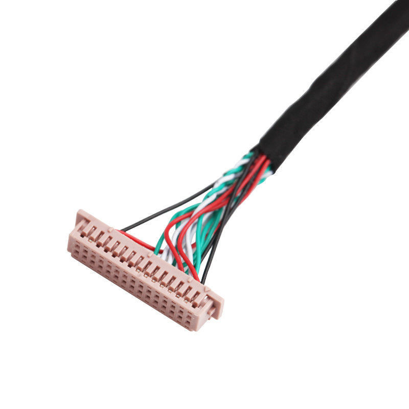 30 Pin Lvds Coaxial Cable Jae Fi-X30hl To Hirose Df13-30ds-1.25c