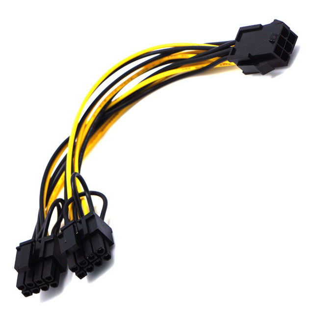 20CM Graphics GPU Extension PCIE Electrical Wiring Harness 600V AC