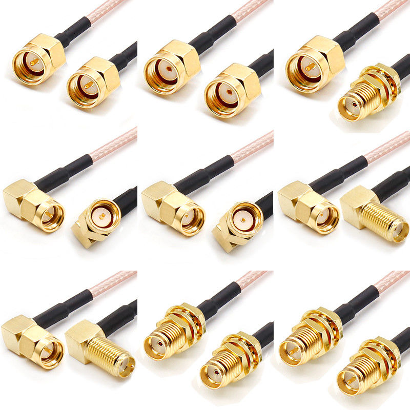 SMA Connector RF Reverse Polarity Right Angle Female RP Adaptor