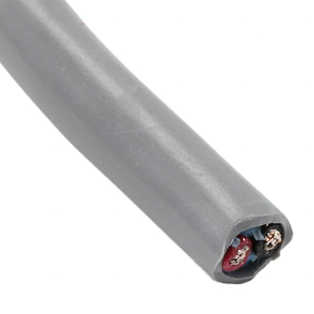 Alpha Wire CABLE 2COND 14AWG SLATE 100'