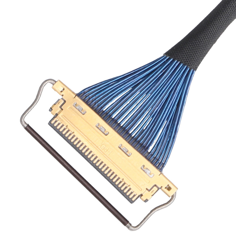 LVDS Cable Assembly 36AWG 0.4mm Pitch 30P 40P I-PEX 20453-240T-01 To ...