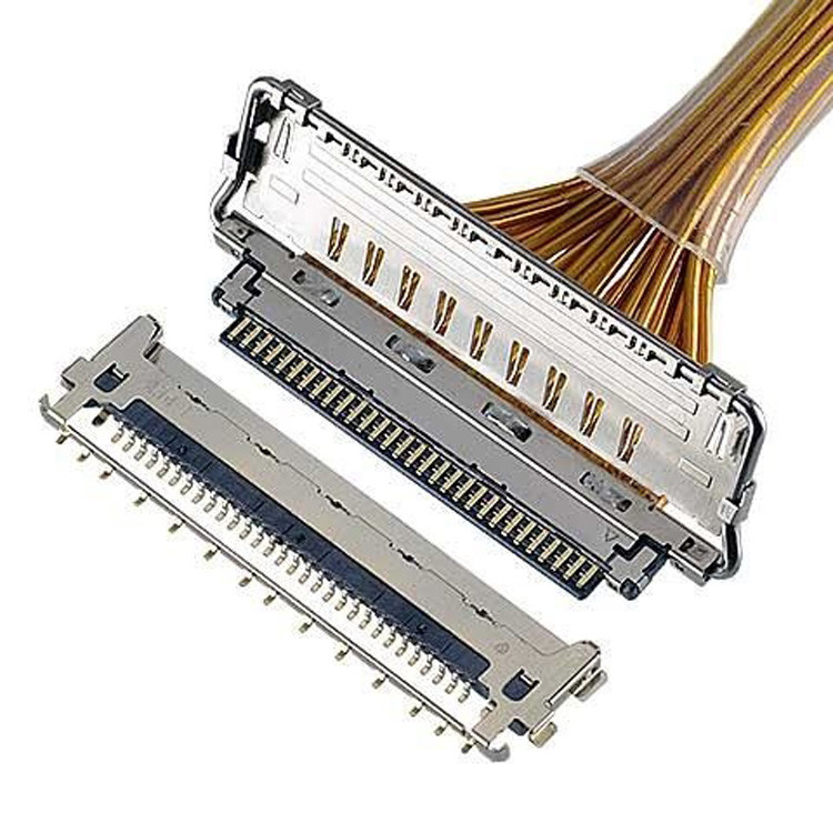 Horizontal Mating Type Micro-Coaxial Connector Cabline VS II 20846-020T ...