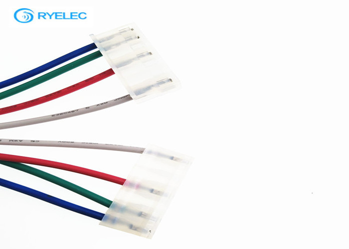 Terminal Connector Wire Harness Cable , 6 Pin Electronic Rear Wiring ...
