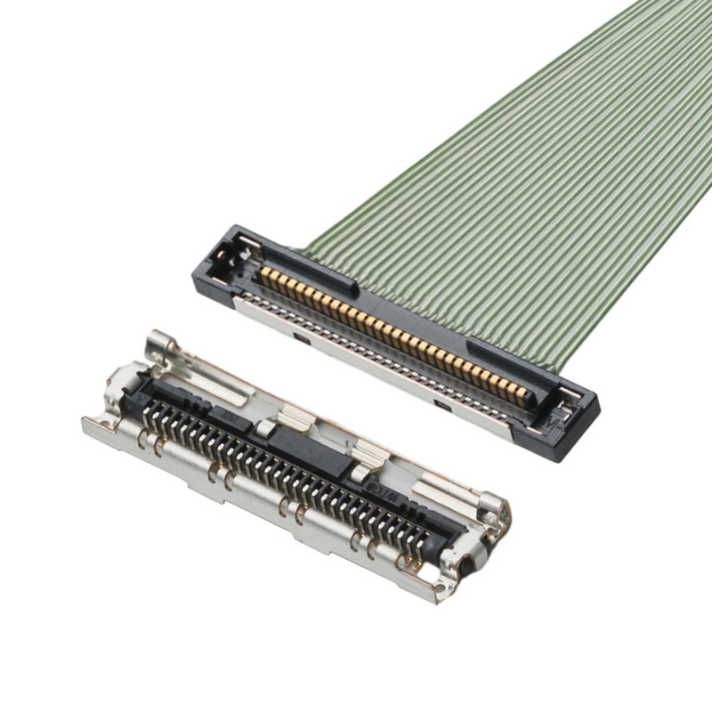 LVDS EDP Micro Coax Cable Assembly DF36-30P-0.4SD customized Length