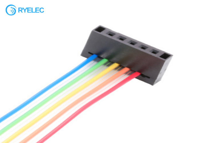 5pin single row idc 2.54mm pitch to idc2.54 wire to board colourful ...