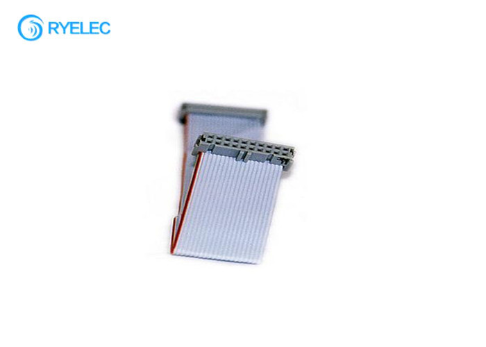 AC / DC100V Flexible Grey Ribbon Cable , 60 Pin FC Connector Flat ...