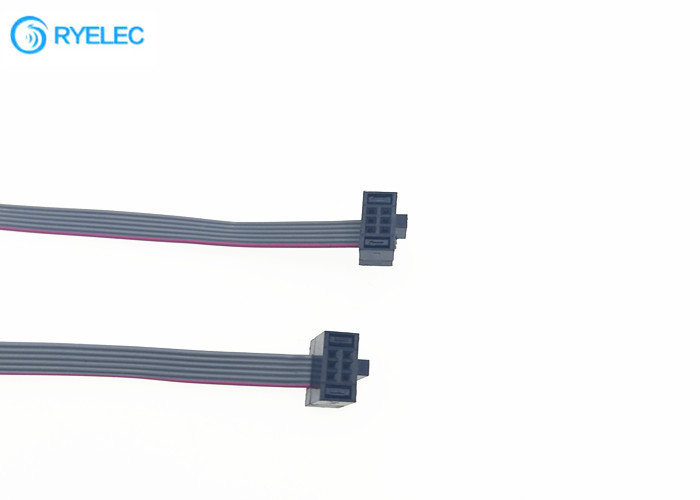 Double Row 1.27 mm Pitch Ribbon Cable , IDC 0.635mm Ribbon Connector Cable