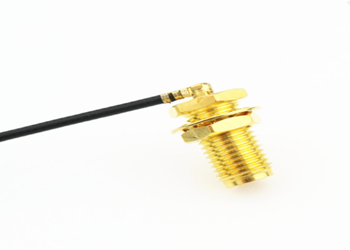 IPEX To SMA Flexible Coaxial Cable , Double Shielding Micro Coaxial Cable