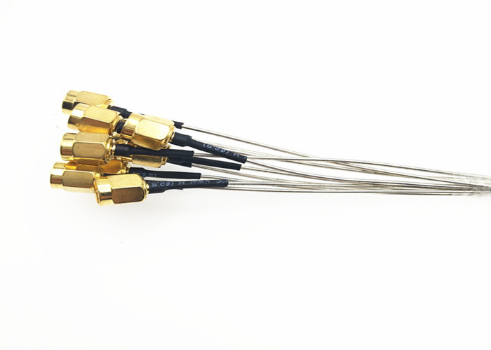 SMA To Open Semi Rigid Coaxial Cable Assembly Copper Tube / Tin Plated ...