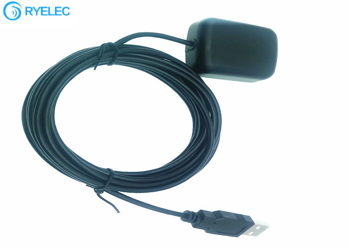 Embedded Mount Black GPS GlONASS Antenna Globalsat USB GPS Receiver