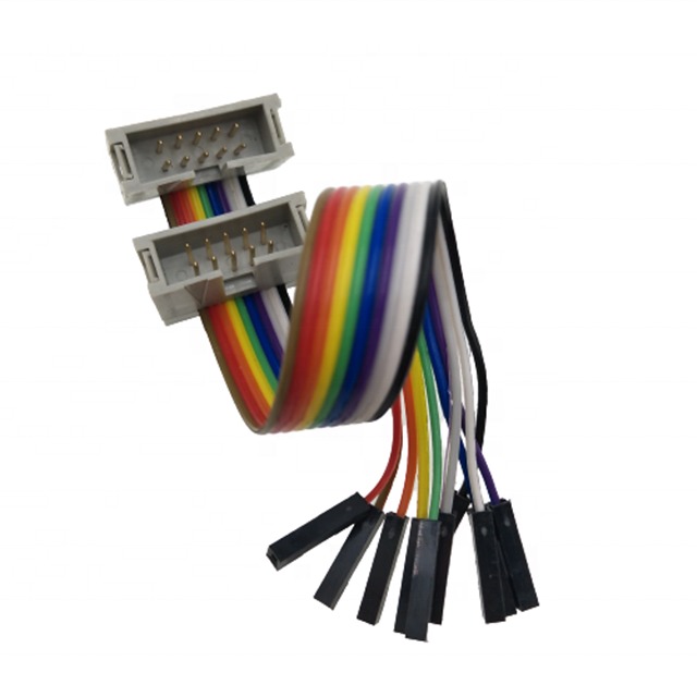 10 Pin Dual IDC Socket 2.54mm Pitch Flat Ribbon Cable