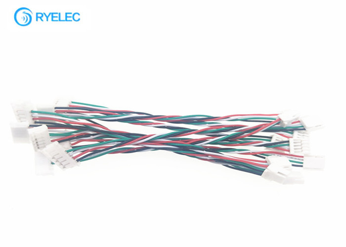 4 Pin Jst Gh Custom Wire Harness 1.25mm To 6 Pin Jst Zh 1.5mm Pitch Connector Cable Twisted