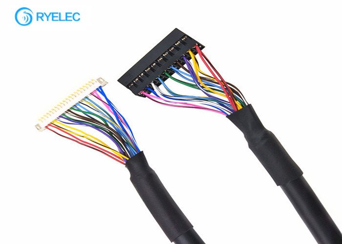 2*10 Pin Lcd Lvds Cable DF19G-20S-1C 20 Pin Crimp Terminal To Dupont ...