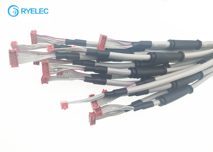 Micro MaTch 1.27mm Pitch Flat Ribbon Cable Assembly 8 Pin Red IDC ...
