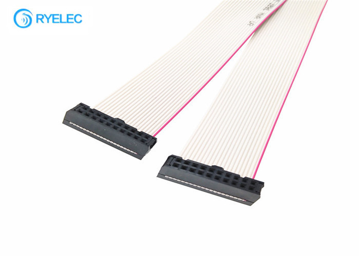 FC -20 Pin 2.0mm Pitch 2*10P Flat Ribbon Cable Assembly With Double Row IDC Female