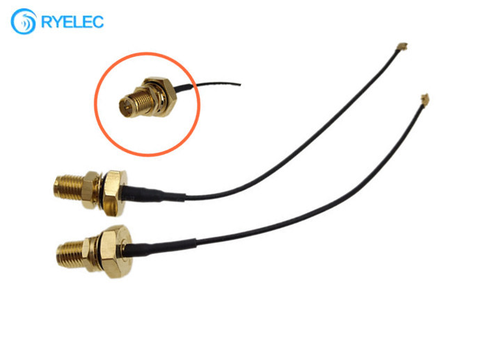 Rp Sma Female Bulkhead Mount To IPX U.Fl Female Mini Connector 1.32mm ...