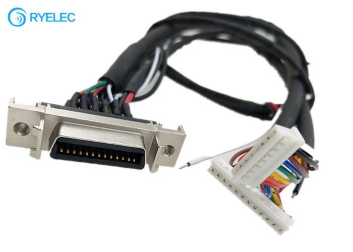 180 Degree HPCN Female 26 Pin SCSI Connector To 8 Pin 12 Pin 87439 With ...