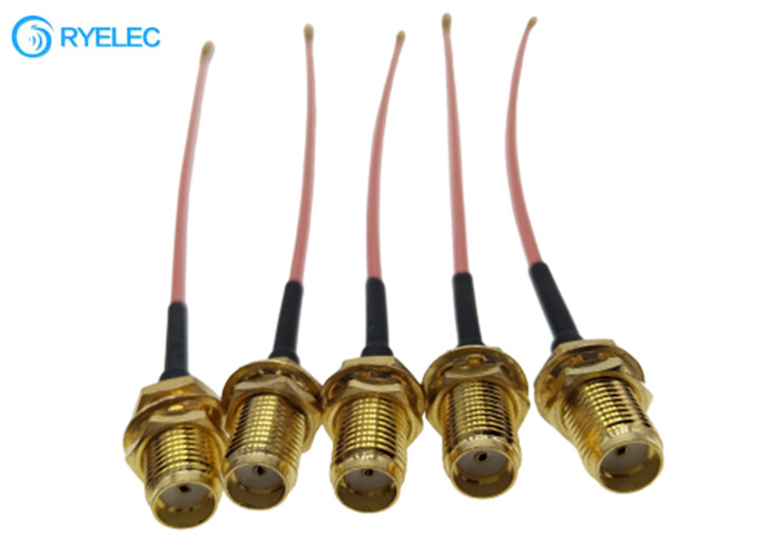 IPEX MHF UFL to SMA Female Bulkhead Straight Connector RG316 Pigtail Cable