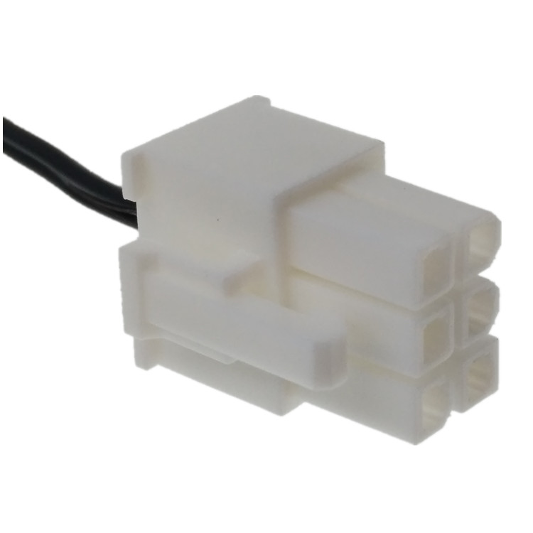 6P 4.2mm Pitch Connector Molex 5557-0600 With 2468 24AWG Flat Ribbon Cable