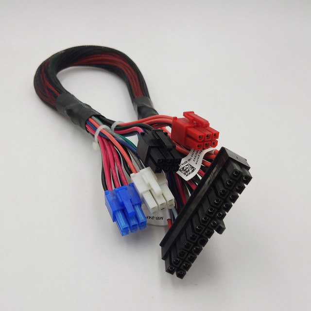 Psu Power Supply Shielded Motherboard 24 Pin Atx Adapter Cable