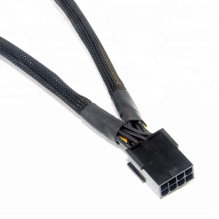 8pin Female To Dual 8pin Male Pcie Gpu Splitter Power Cable 18awg 20cm