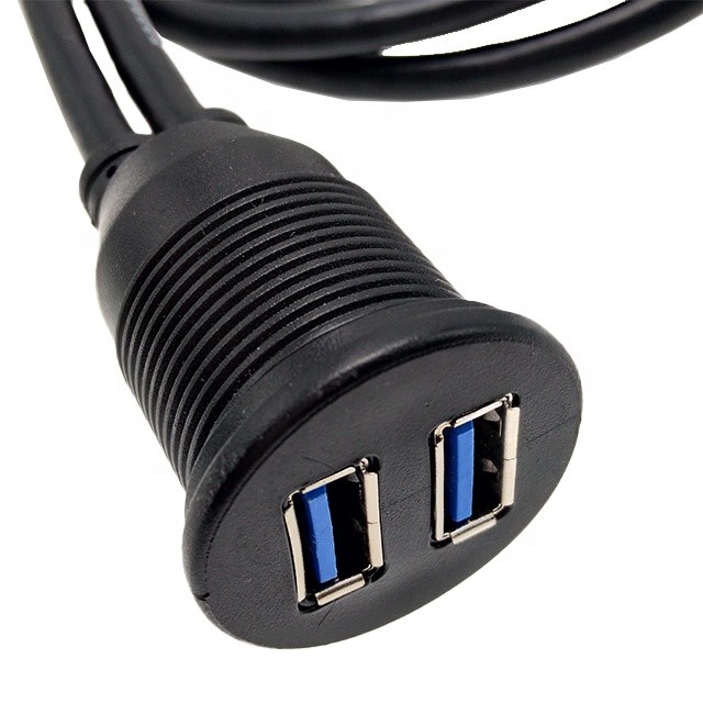 Car Truck Ship Dashboard Flush Mount USB Dual Female Dual Male