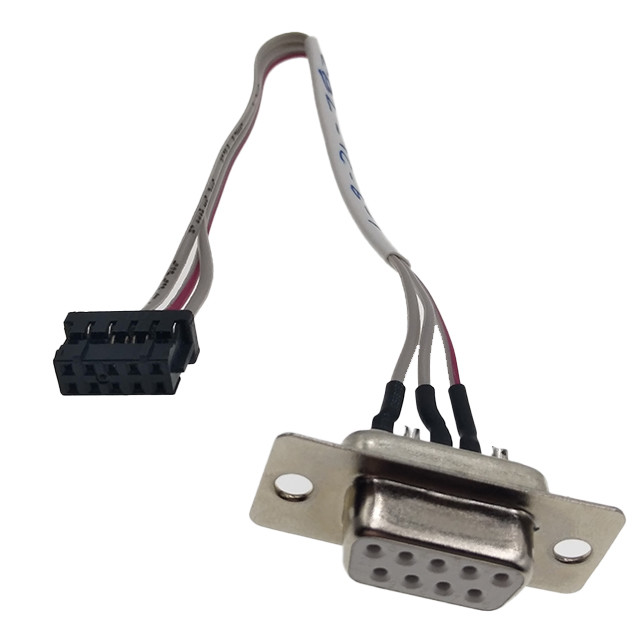 9 Pin Metal Plug Shell Crimp Subminiature Connector Male Female