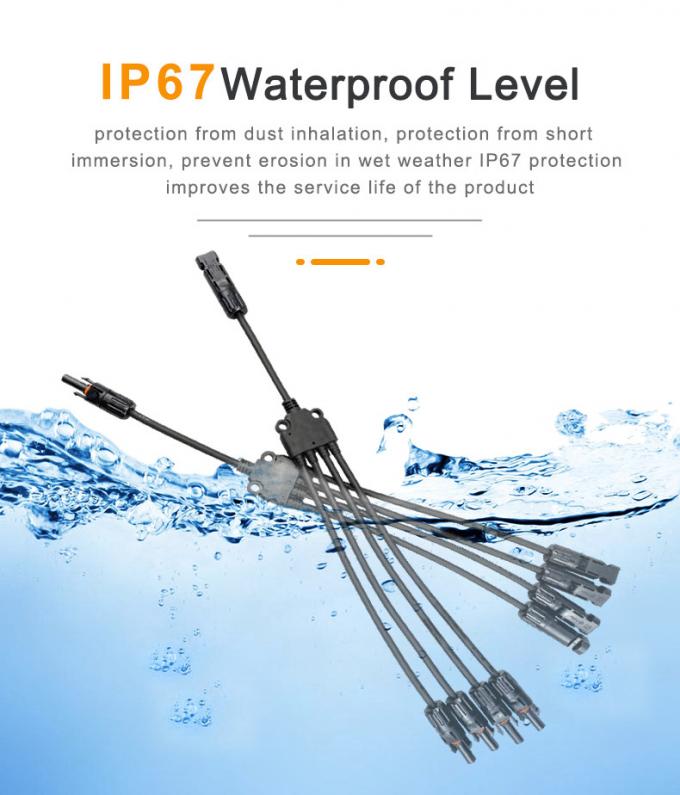 25mm2 Solar PV Cable Connector 50Hz Power Energy Systems