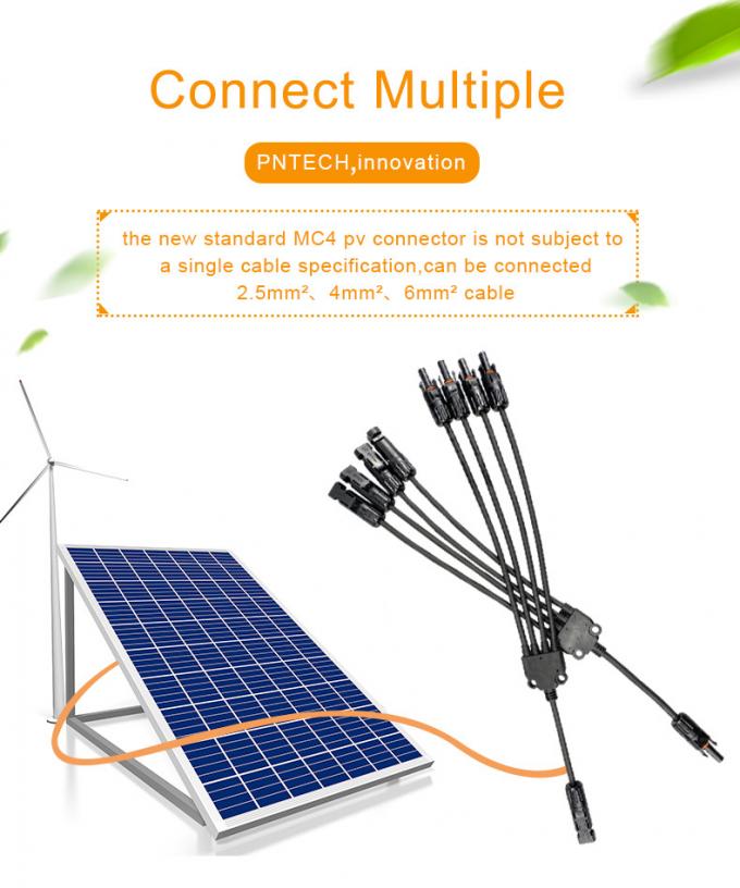 25mm2 Solar PV Cable Connector 50Hz Power Energy Systems